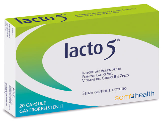Lacto 5 20 capsule: Acquista con spedizione gratuita in 24-48 ore ...