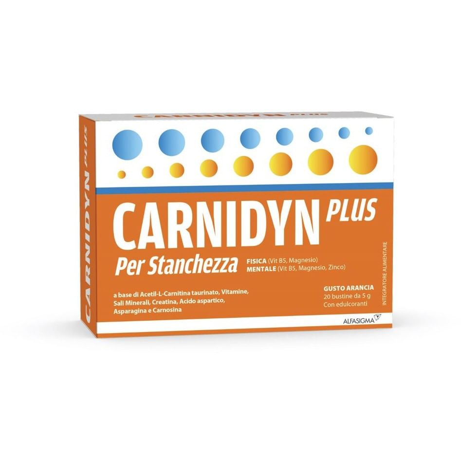 Carnidyn plus 20 bustine da 5 g gusto arancia: Acquista con spedizione ...