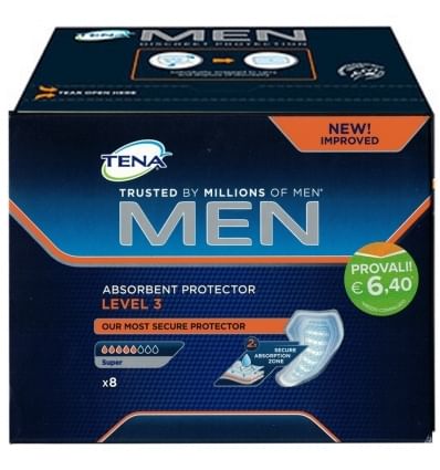 Tena men livello 3 8 pezzi: Acquista con spedizione gratuita in 24-48 ...